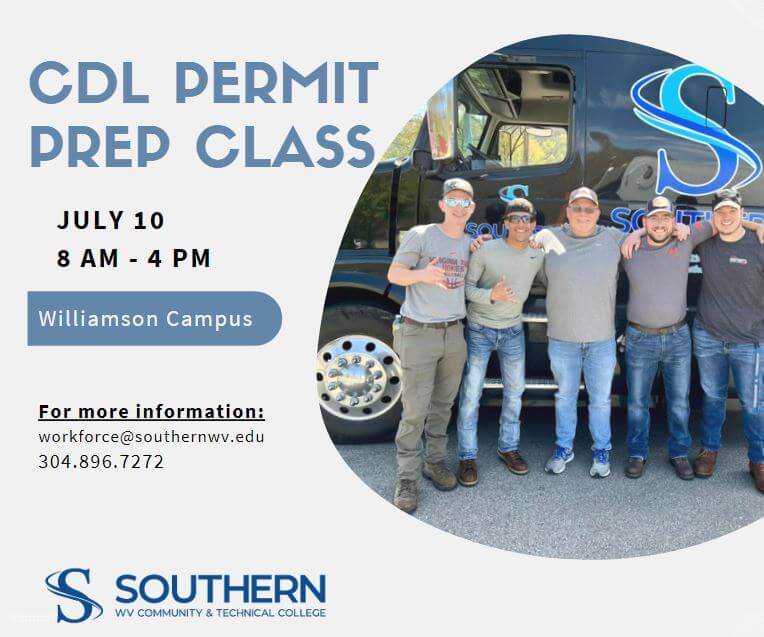 CDL Permit Prep Class | Southern West Virginia Community and Technical ...